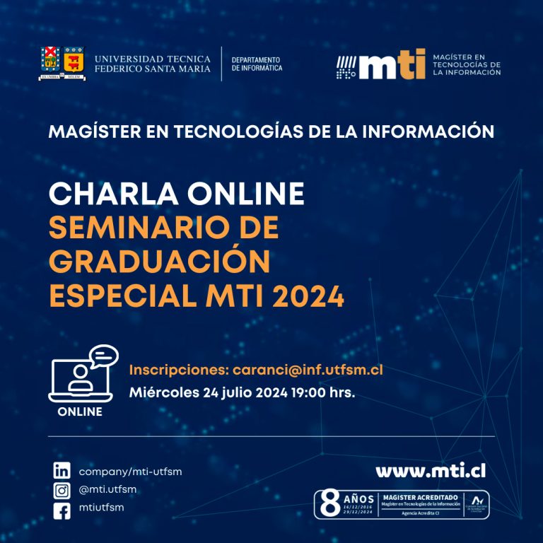 Charla Informativa – Seminario de Graduación Especial MTI-2024 - MTI